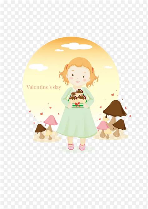 情人节女孩甜品png图片素材下载 图片编号qlvroazg 免抠素材网