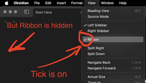 Inverted View Toggles In Menu Bar Bug Graveyard Obsidian Forum