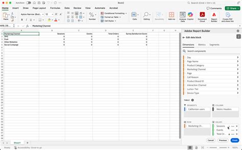 Filter Dimensions In Report Builder Adobe Analytics