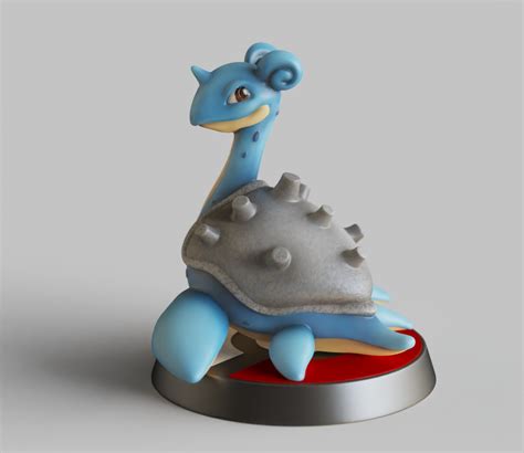 Archivo Stl Lapras Fan Art Figura PokÉmon Pokemon・diseño Imprimible En 3d Para Descargar・cults