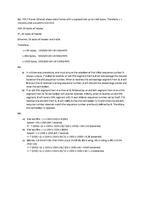 PE NWC Asd Asy Gab Sd Adw Q TCP IP Over Ethenet Allows Data Frames With A Payload Size Up