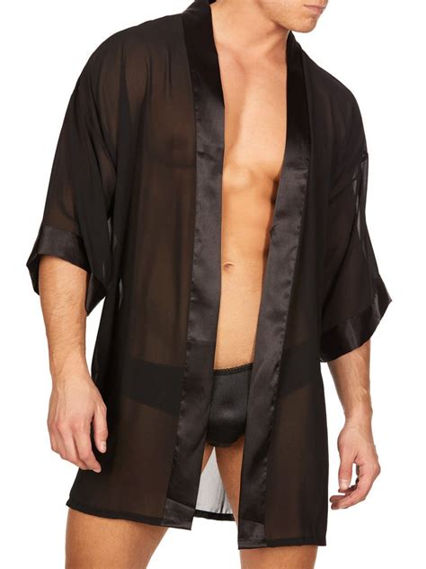 Mens Chiffon Robe Sexy Lingerie For Men Xdress Xdress Uk