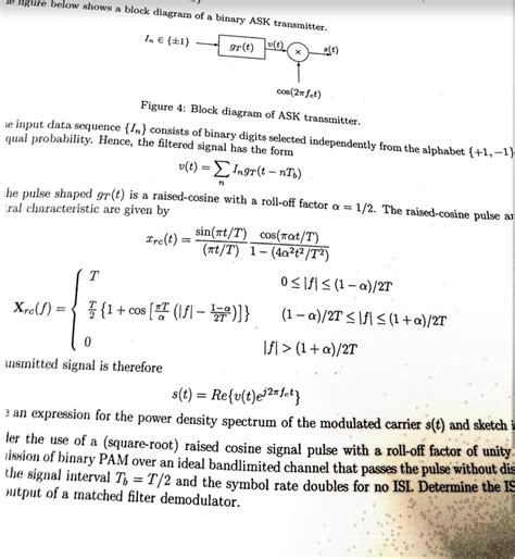 hgure below shows a block diagram of a binary ask