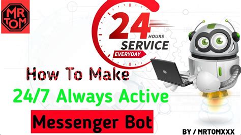 How To Make Run Always Active Bot 247 Hour Messenger Bot Youtube
