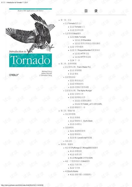 Tornado中文版资源 Csdn文库