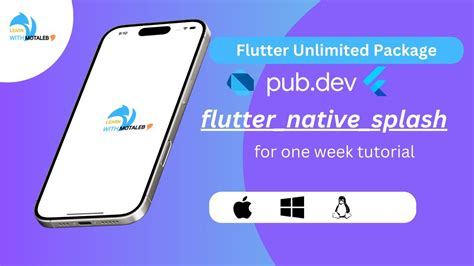 flutter native splash package abdul motaleb learn with motaleb flutter package youtube