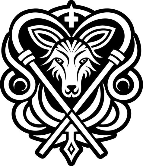 A Glyph Style Icon Of Sacred Animal Symbol 61680435 Vector Art At Vecteezy