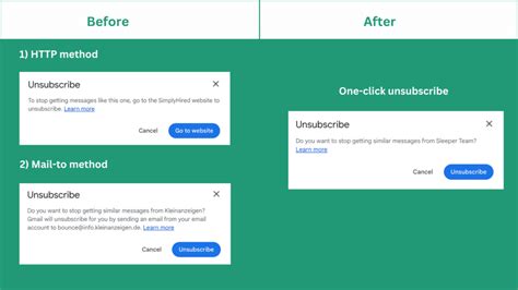 how to add an unsubscribe link to an email 2 methods