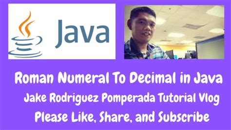 Roman Numeral To Decimal In Java Free Computer Programming Source Codes To All