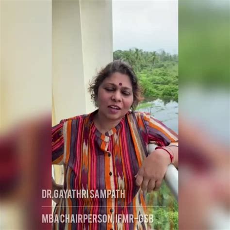 Dr Gayathri Sampath On Linkedin Message From Prof Gayathri Sampath 10 Comments