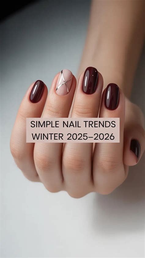 Simple Nail Trends Winter 2025 2026 Cute Gel And Almond Inspo