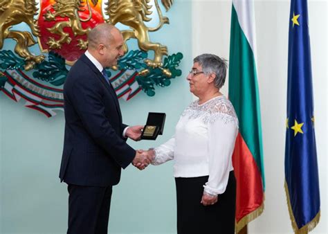 Почетен знак на президента за проф Диана Петкова Българска академия на науките