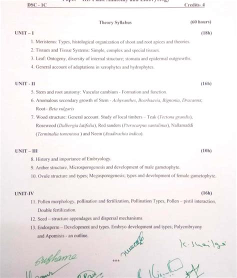 Botany Lata Semester III