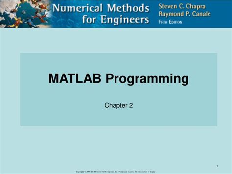 Ppt Matlab Programming Chapter 2 Powerpoint Presentation Free