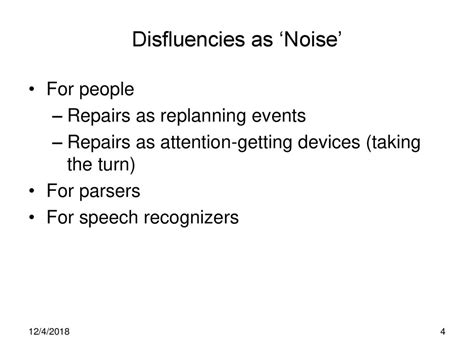 Recognizing Disfluencies Ppt Download