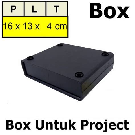 Jual Box Plastik Kotak Plastik Hitam X8 16x13x4cm Box Casing Case Casing Project Arduino Uno
