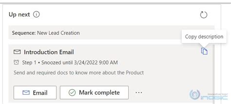 Perform Activities From Sequence Step In Sales Accelerator And