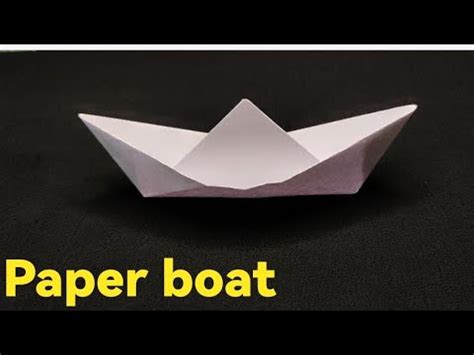 How To Make A Paper Boat Paper Craft Craft Ideas YouTube