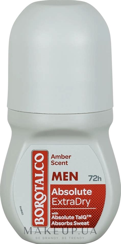 Borotalco Men Absolute Deo Roll-on Extra Dry Amber - Шариковый ...