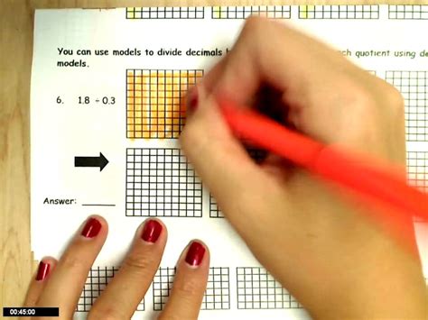 Division Of Decimals Modeling 3 YouTube