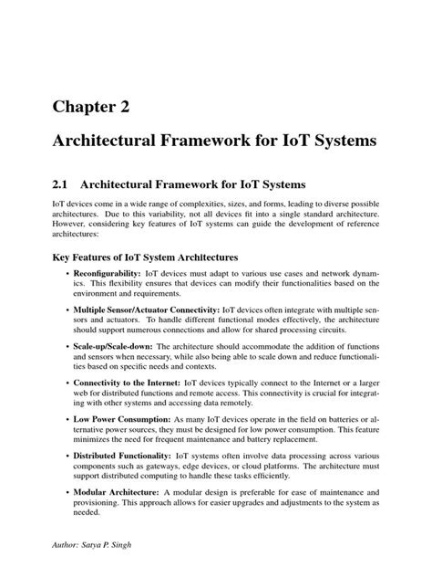 Unit Ii Architectural Framework For Iot Systems Pdf Internet Of Things Computer Network