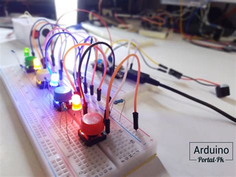 Простая игра на Arduino Светодиоды и кнопки