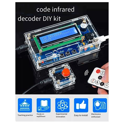 Upgrade Cw Morse Code Infrared Decoder Electronic Diy Production Kit Science Experiment Fun