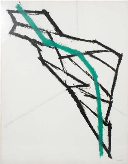 Michael Gitlin Michael Gitlin 1943 Abstract On Paper Signed And Dated 85 100cm X 130cm