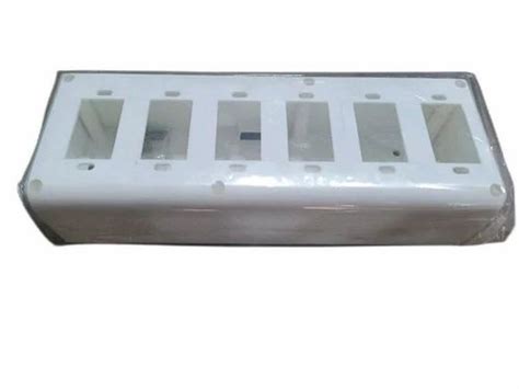 Pvc 2m Modular Electrical Box For Switches Rectangular At Rs 230