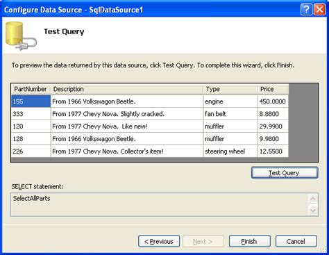 Cis Department Tutorials Asp Net Web Apps Vb 2005 Web App Getting Data From A Database