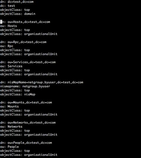 Openldap Ldap Configure Error Ldapsearch Return No Such Object