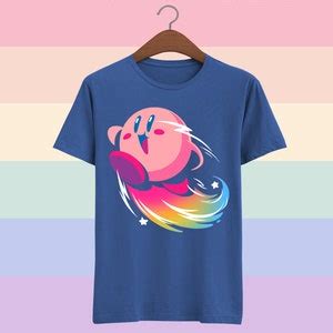Kirby Flags LGBTQ T Shirt Custom Flag Gay Lesbian Trans Bisexual Asexual Pansexual