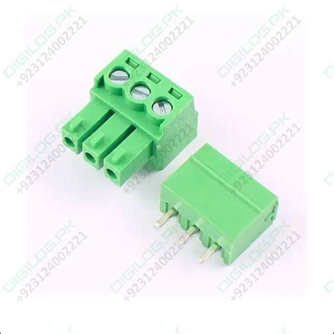 3 Pin 15edg Y 3 81mm Pcb Screw Terminal Block Connector Digilog Pk