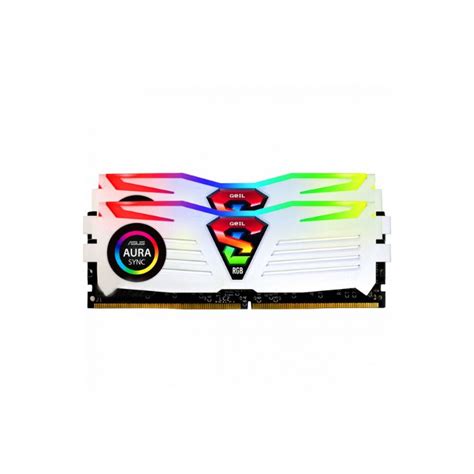 Оперативная память 32gb Kit 2x16gb Geil Ddr4 3600mhz Super Luce Rgb White Glws432gb3600c18bdc