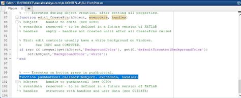 Tutorial Gui Matlab Menggambar Grafik Fungsi