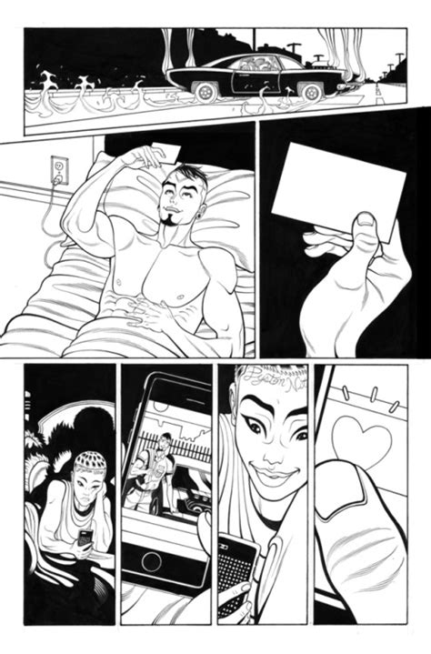 Ghost Rider 1 2016 Back Up Story Inks Art By Tr Tumbex