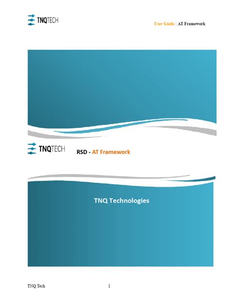 At Framework User Guidedocx Pdf Software Testing Software