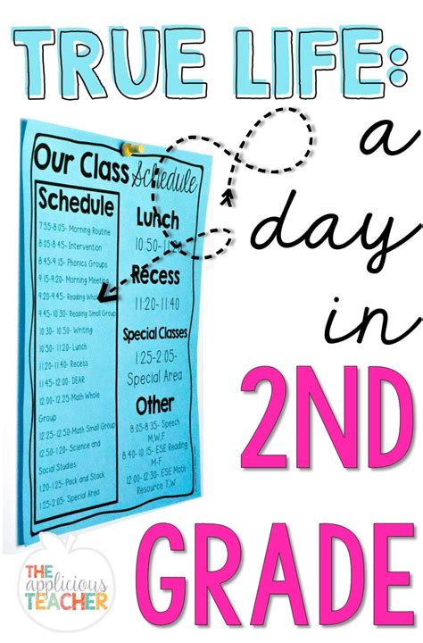 Second Grade Schedule Artofit