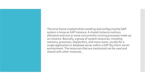 Ppt Everything You Need To Know About Sap Instance And Sap Sid