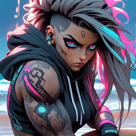 Cyberpunk Girl 64 By Flunex On Deviantart Cyberpunk Girl 64 By Flunex On Deviantart