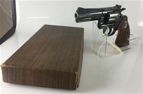 Lot Colt Model Python 357 Caliber Revolver Sn 59897 Worn Finish