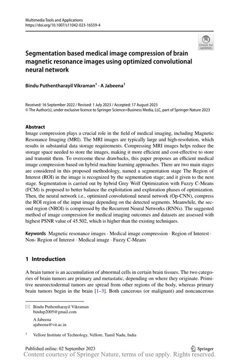 segmentation based medical image compression of brain magnetic
