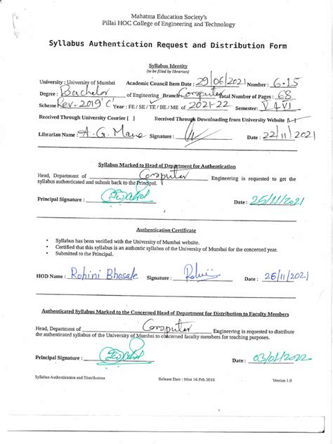 Computer Third Year Syllabus Rev 2019 C Scheme Pdf Computer Engineering Computer
