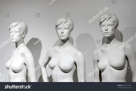 Naked Female Puppet Dummys Window Stock Photo Shutterstock