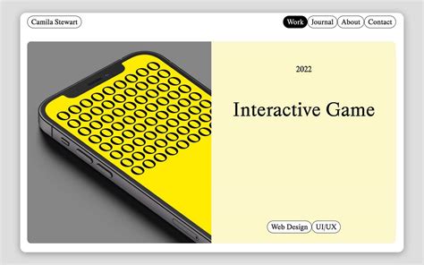 Camila Portfolio Html5 Responsive Website Template