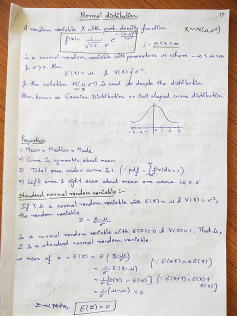 Normal Distributionpdf Pdf