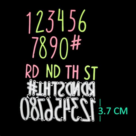 St Nd Rd Th Numbers Etsy