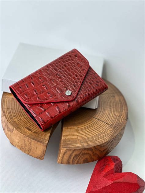 Гаманець жіночий шкіряний червоний Fm1316a купити недорого з доставкою по Україні Інтернет