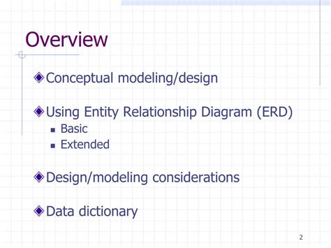 ppt database conceptual design using entity relationship diagram