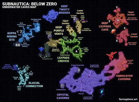Underwater Caves Map Subnauticabelowzero